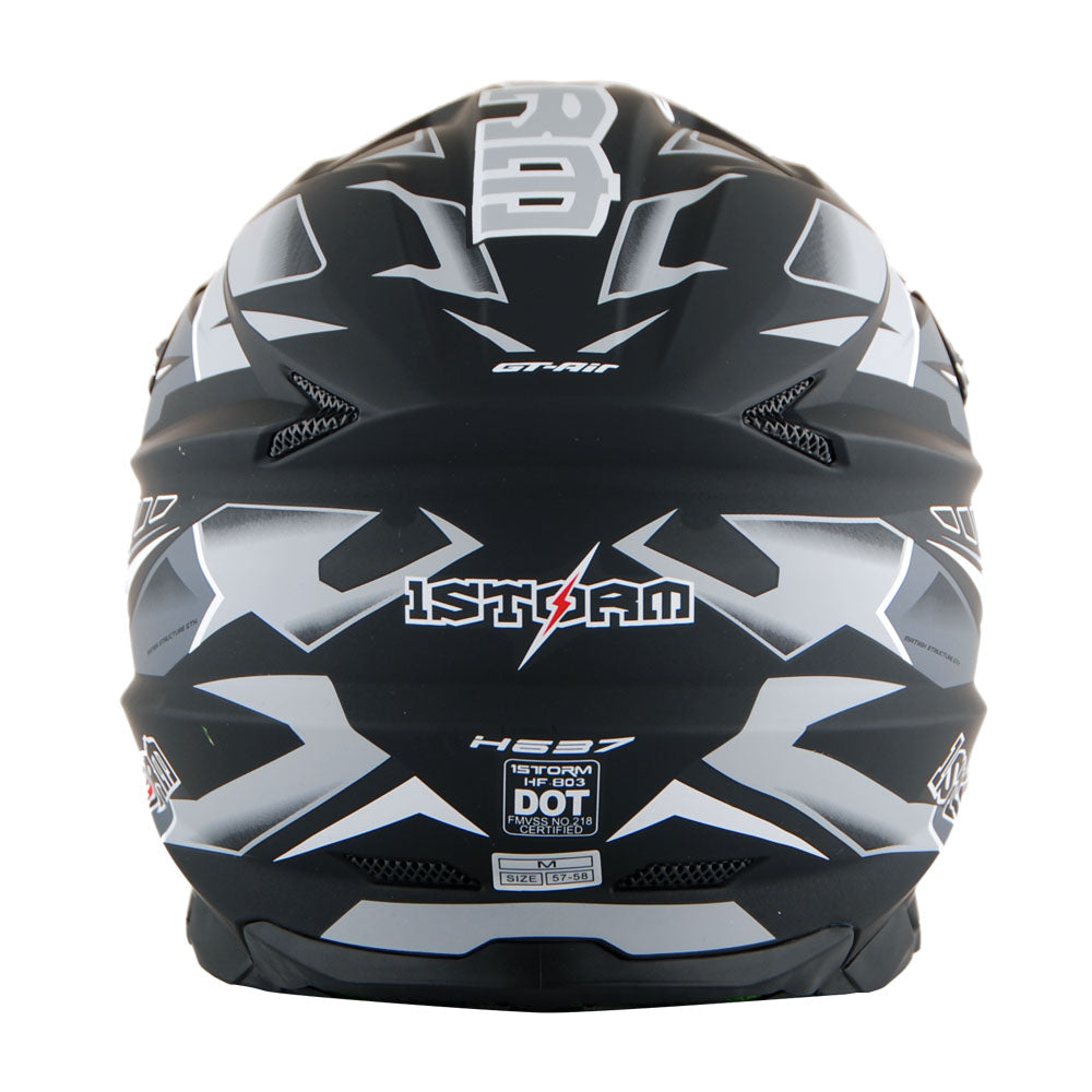 1Storm Motocross Adult Helmet Downhill Mountain Bike Helmet HF803 BMX ...